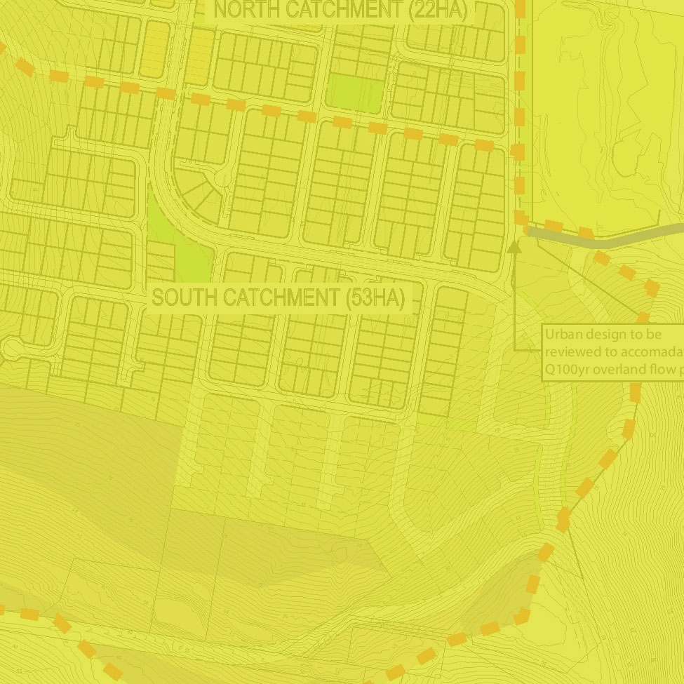 CUMBALUM URBAN RELEASE AREA – PRECINCT B – Floodworks